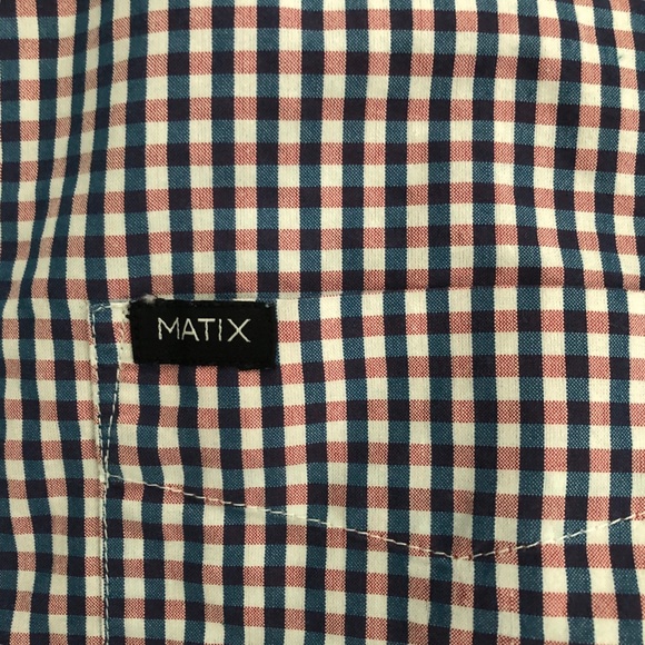 Matix Clothing Company | Shirts | Mens Matix Gingham Slim Fit Shirt ...